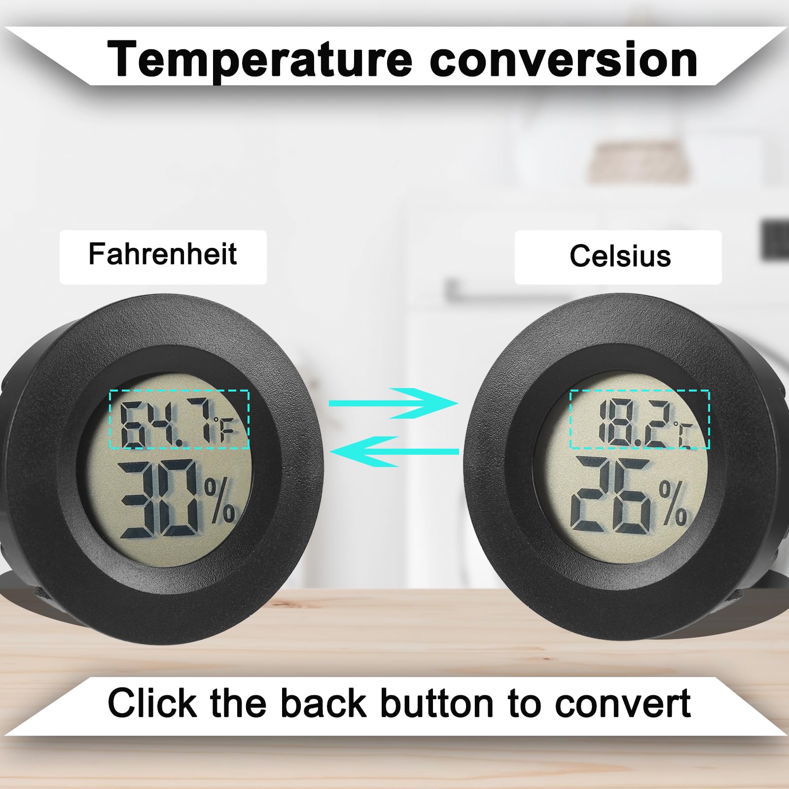 Snapklik.com : Hygrometer Thermometer Digital Mini Indoor/Outdoor ...