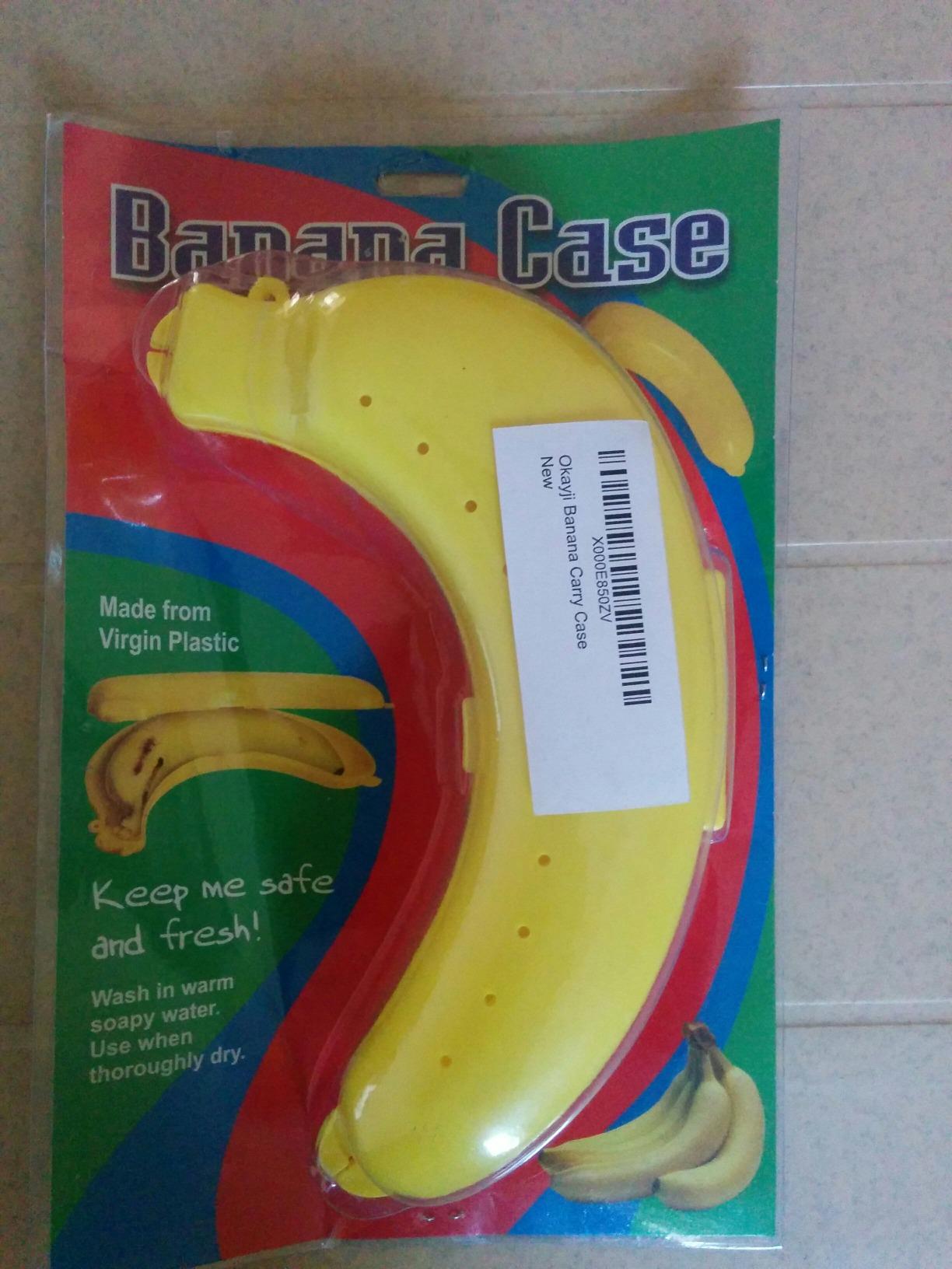 Bigshopkart Plastic Banana Carry Case, Colour May Vary : Amazon.in ...