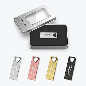 Custom Logo USB Drive 50 Pack, Rugged & Portable USB Flash Drive for ...