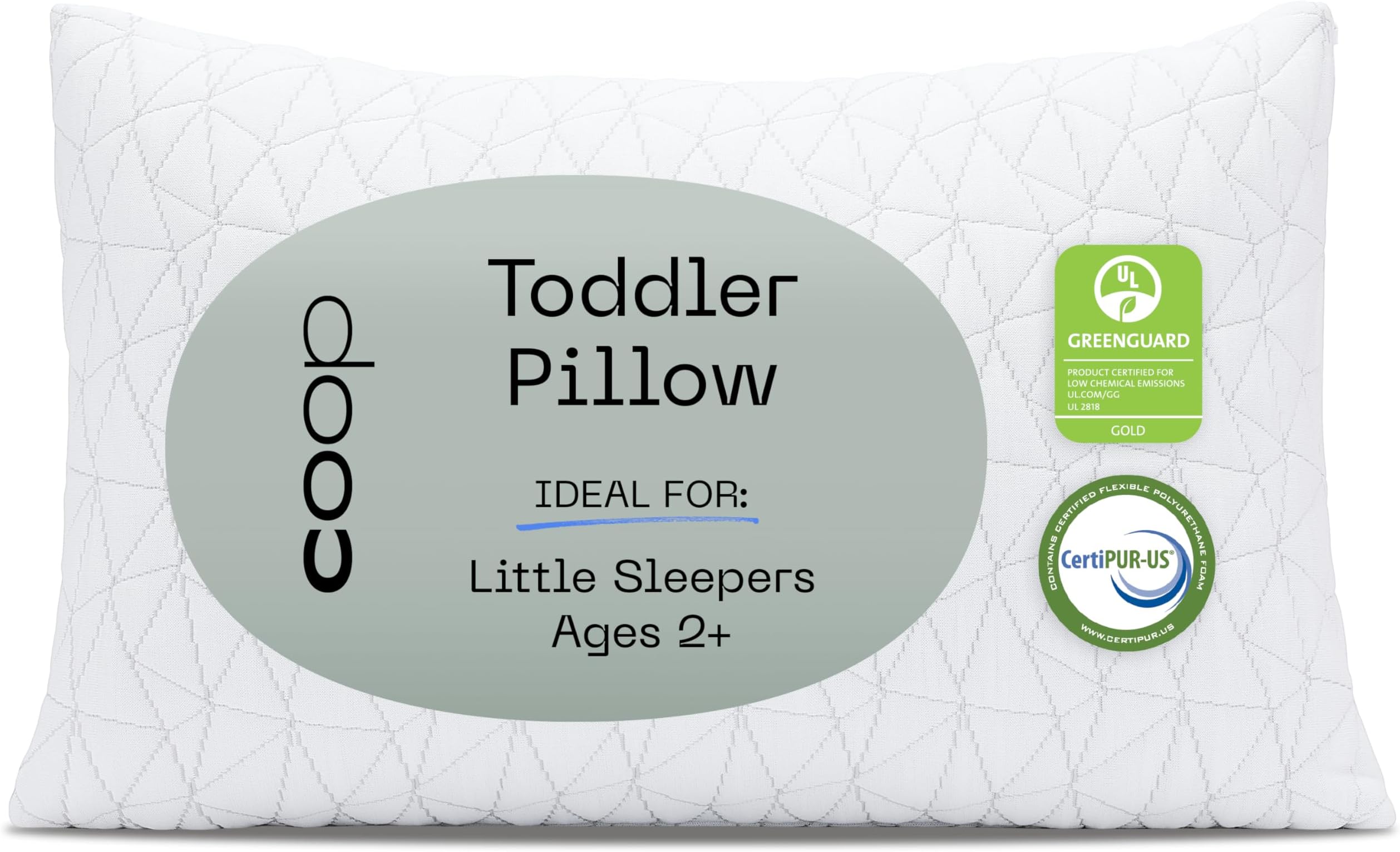 Amazon.com: Comfyt Kid Toddler Pillow for Sleeping, Kids Contour Memory ...