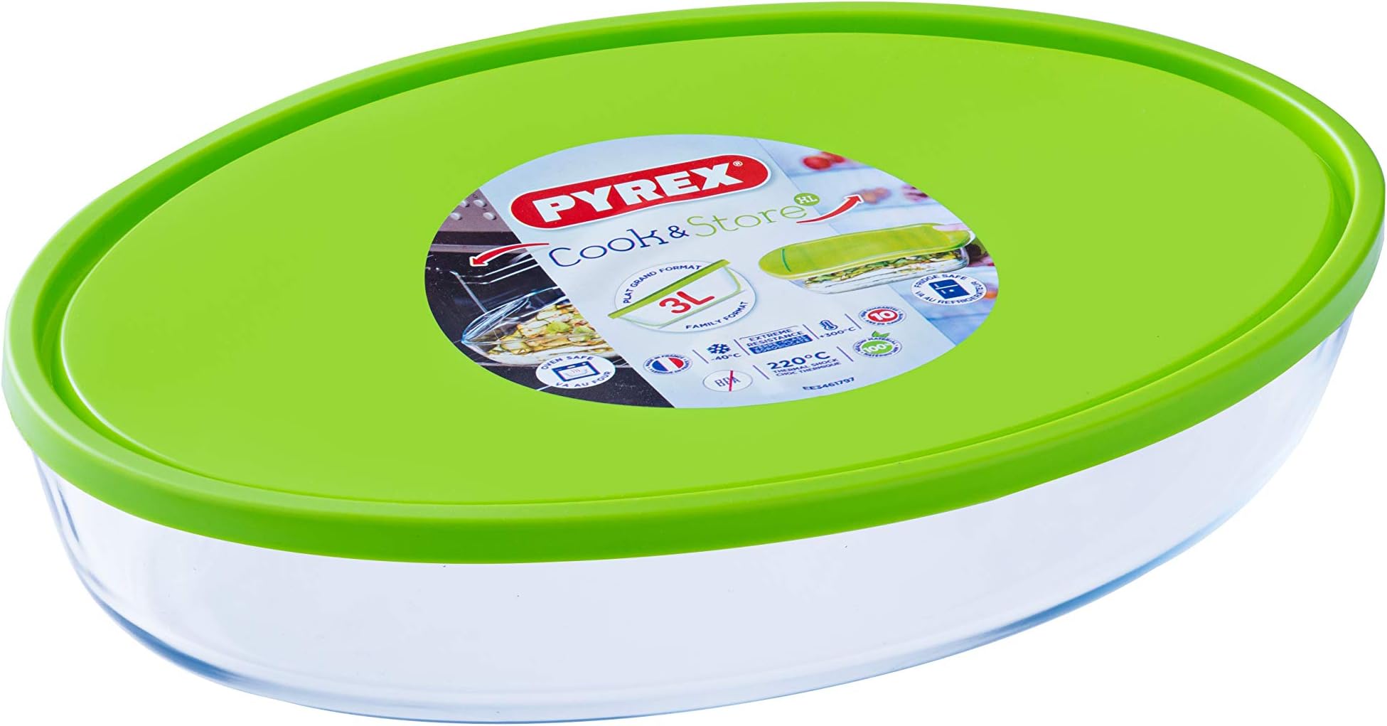 Amazon.com: Pyrex Baking dish Borosilicate glass: Home & Kitchen