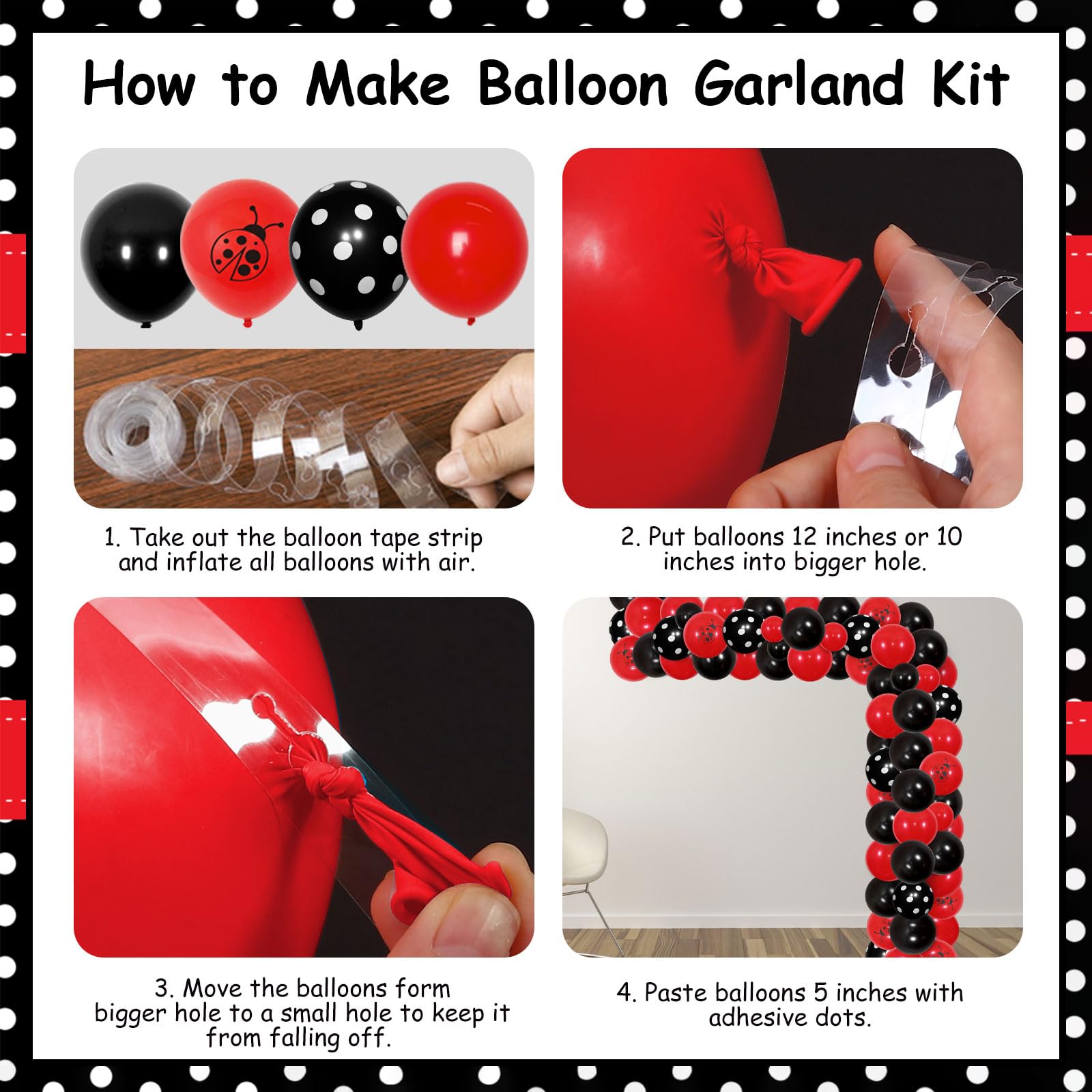 Ladybug Baby Shower Balloon Decorations Baby Shower Ladybug Themed.