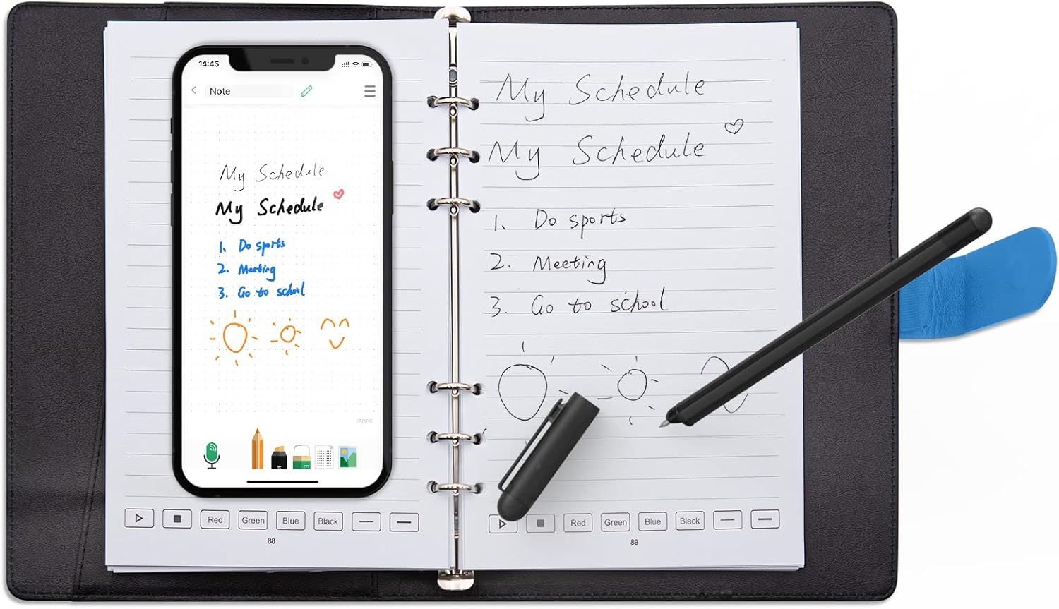 SyncPen3 Set - NEWYES Smart Pen with Smart Notebook, OCR Digital Pen ...
