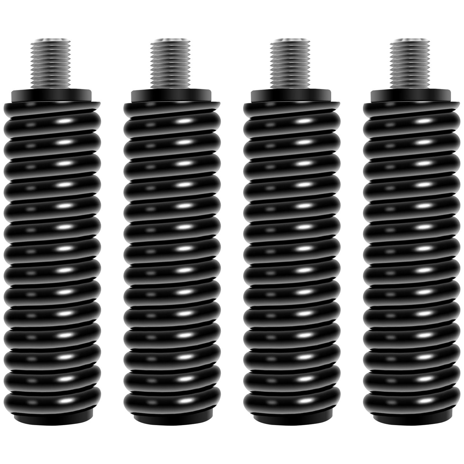 Amazon.com: Wadoy SS-3H CB Antenna Spring Mount 4 Pack, Black Heavy ...