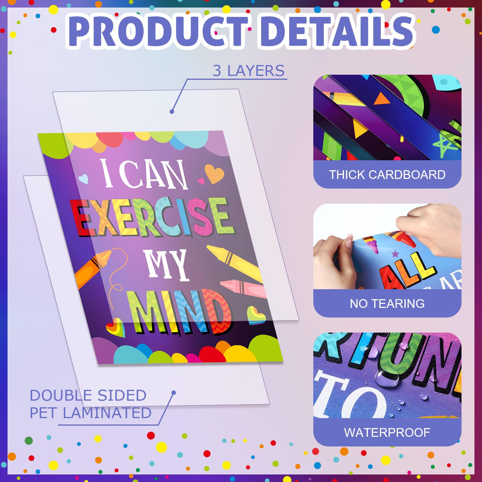 Snapklik.com : 9 Pcs Purple Growth Mindset Poster Growth Mindset ...