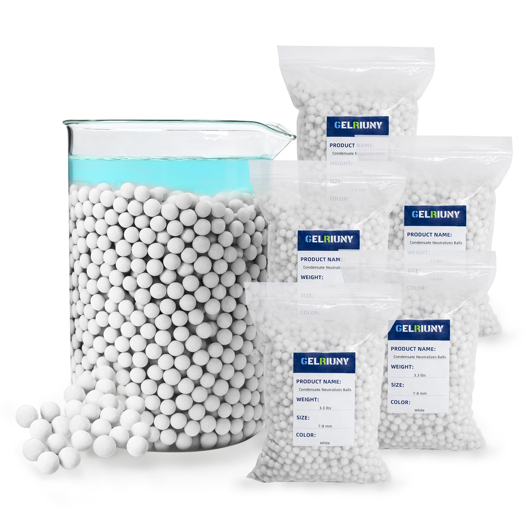 Snapklik.com : GELRIUNY Condensate Neutralizer 16.5 Lbs, 5-Packs ...