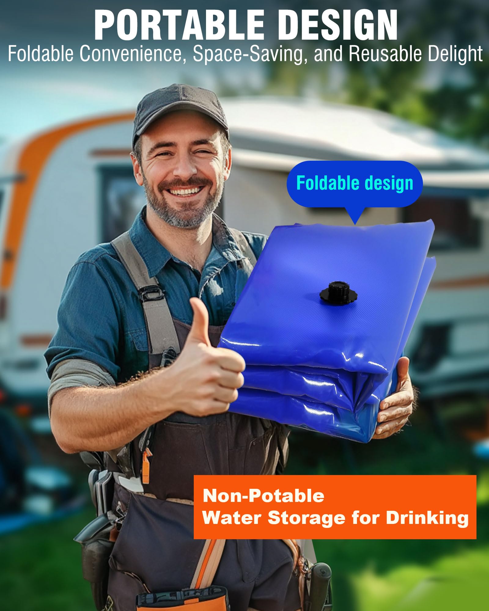Snapklik.com : PYY Portable 143 Gallon Water Bladder - Truck Bed ...
