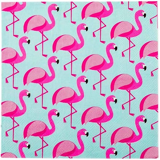 Amazon.com: 13 Inch Paper Luncheon Napkins, 20 Florida Flamingo Design ...