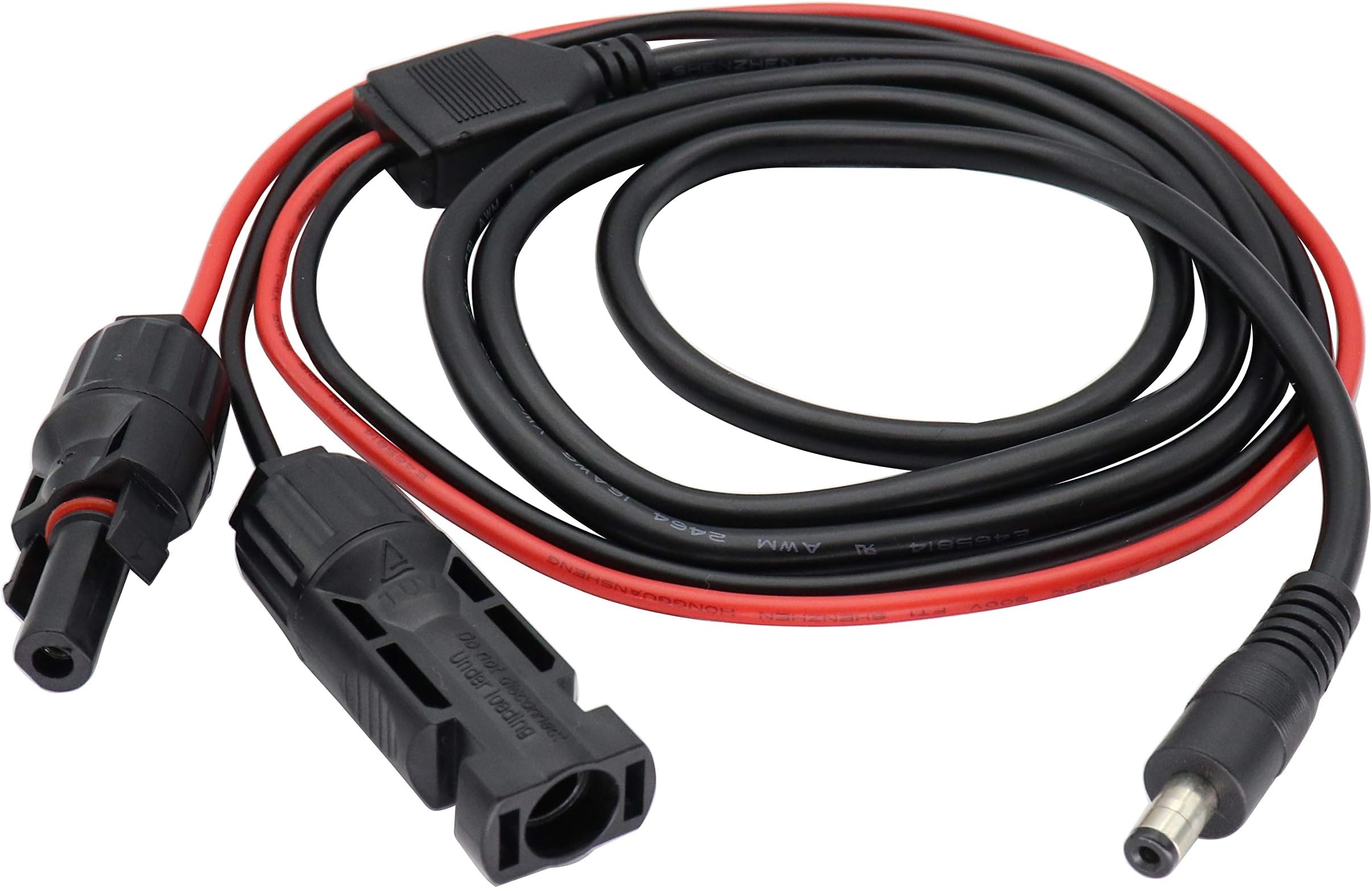 Amazon.com: MOOKEERF Solar to XT60i Cable 10AWG 50FT Solar Panel to ...