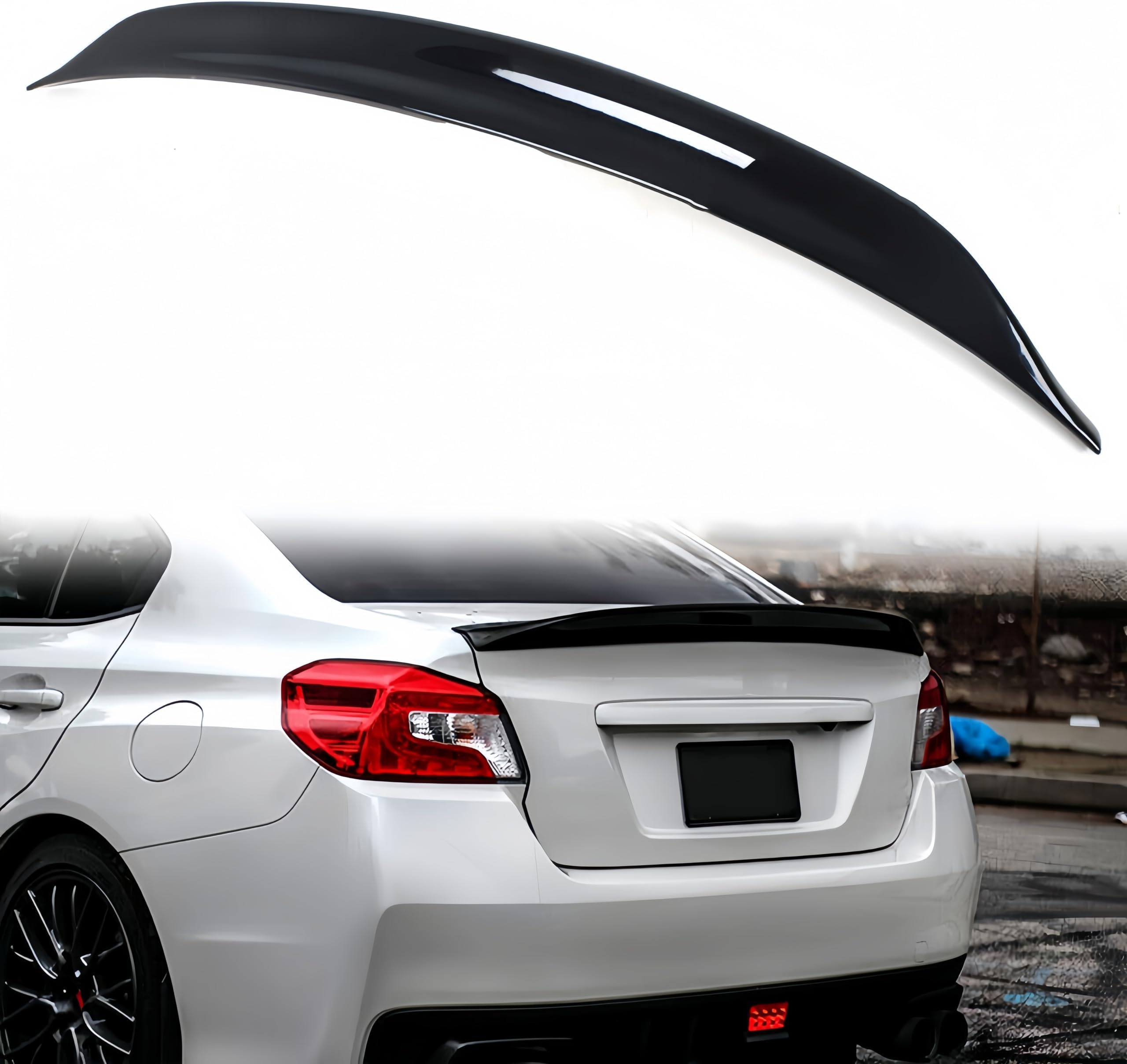 Amazon.com: IKON MOTORSPRTS, Roof Spoiler Compatible with 2015-2021 ...