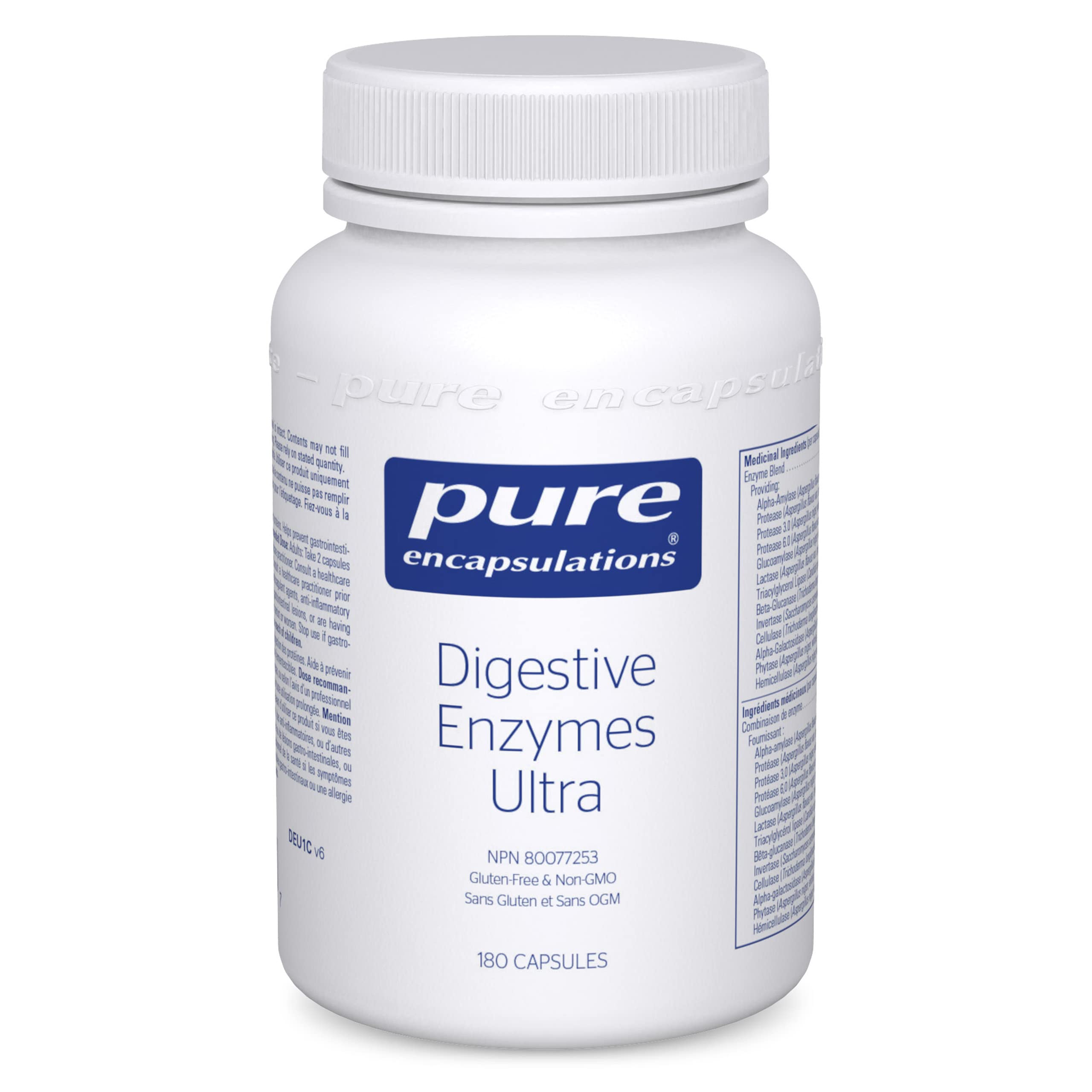 Pure Encapsulations Digestive Enzymes Ultra - Vegetarian Digestive ...