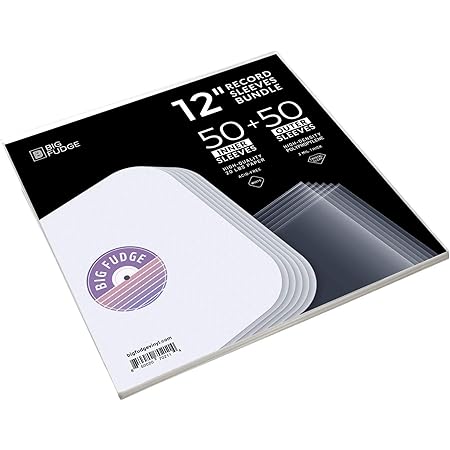 Amazon.com: 50 Master Sleeves Rice Paper Anti Static LP Inner Sleeves ...