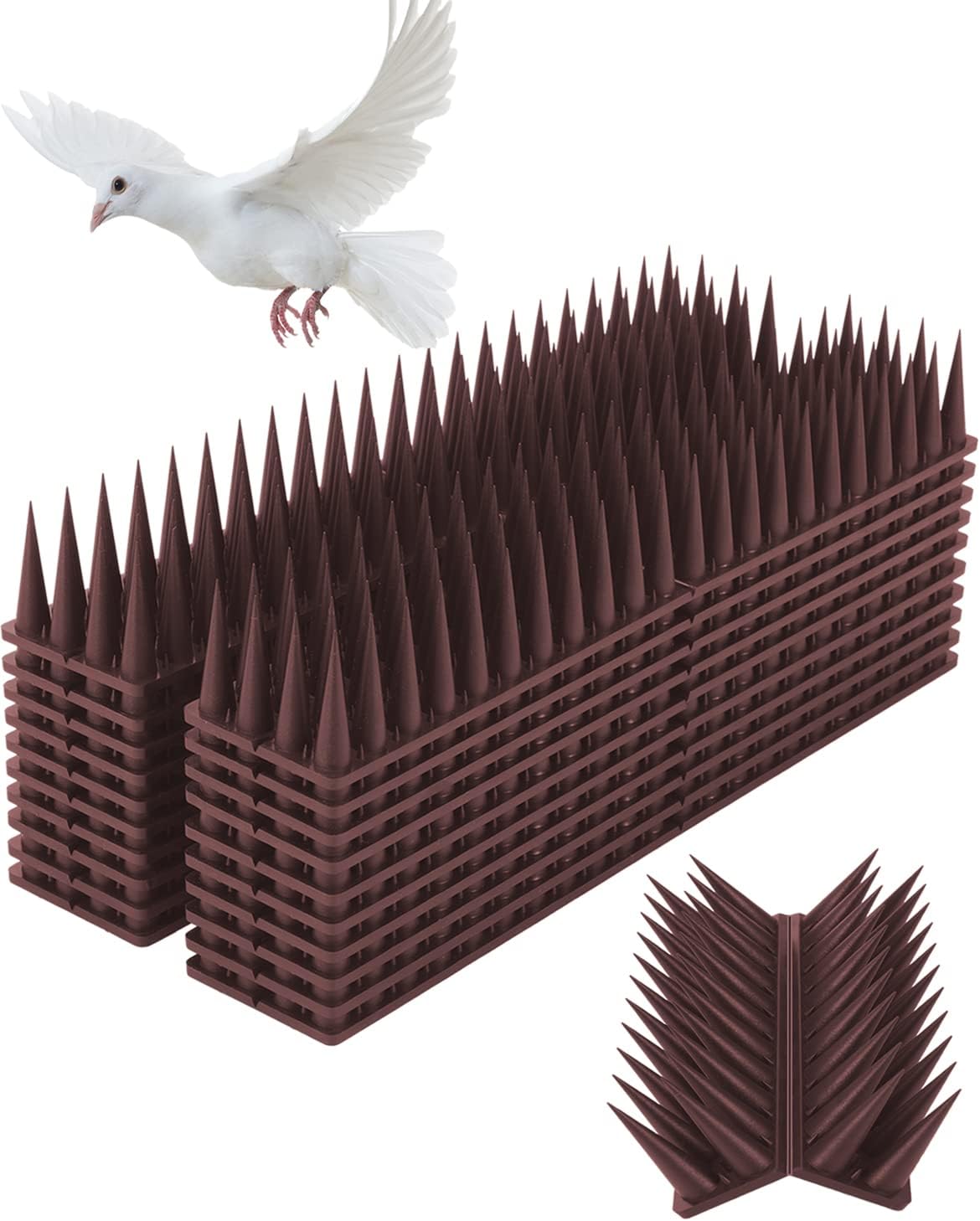 Amazon.com : Bird Spikes for Outside, 20 Pack Bird Spikes, High Thorn ...