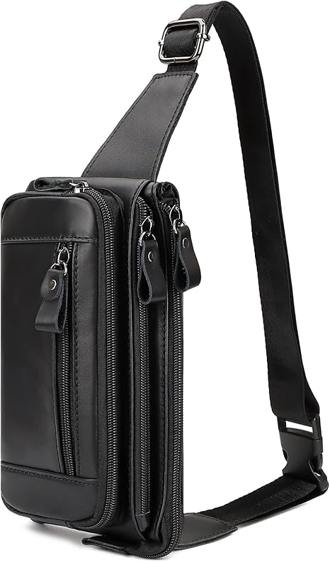 HUMERPAUL Riñonera de piel para hombres y mujeres, cintura de moda ...