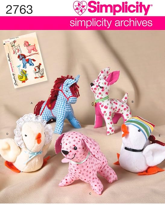 Amazon.com: Simplicity Sewing Pattern 2763 Crafts, One Size : Arts ...