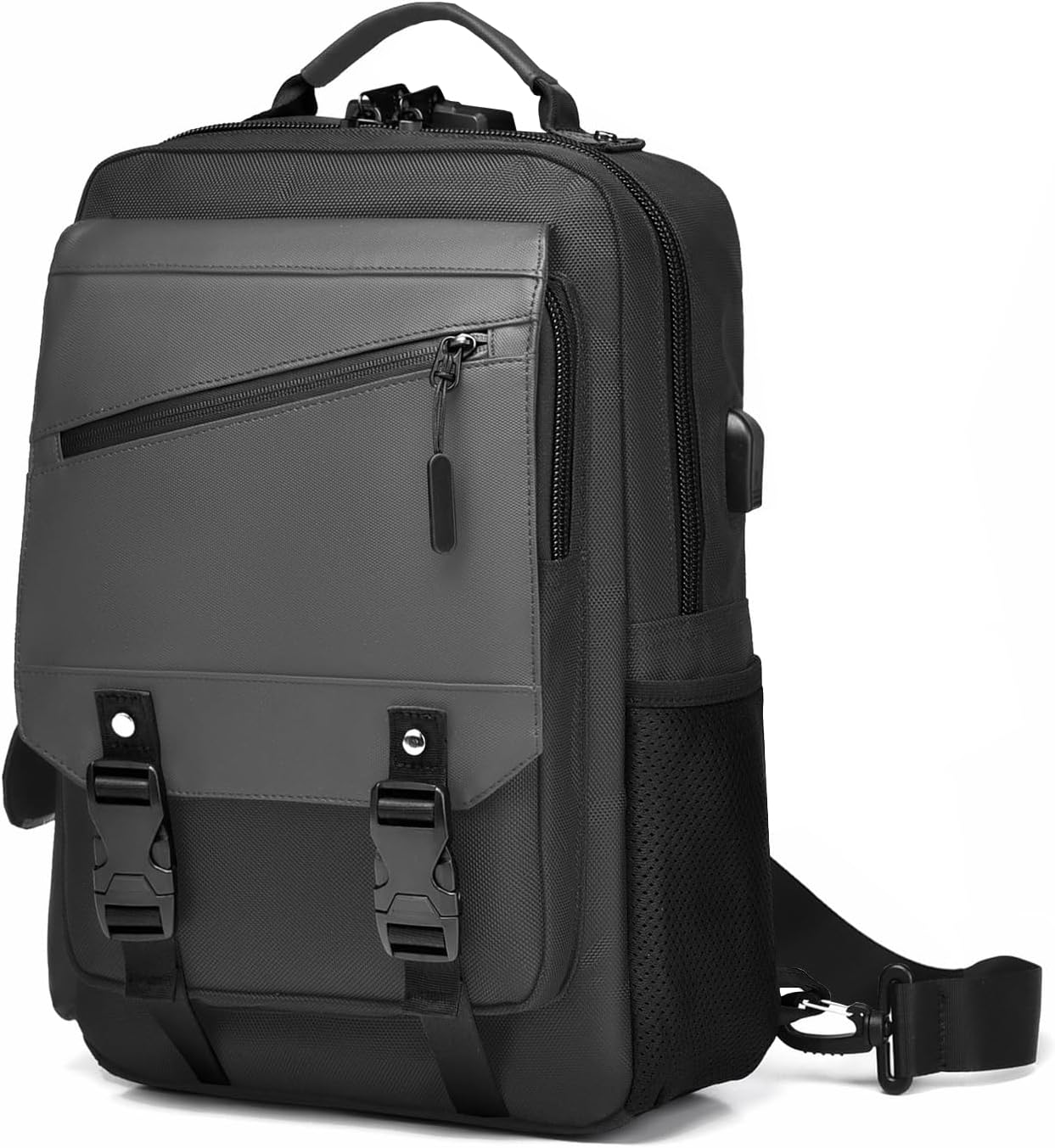 Amazon.com: Leaper Crossbody Messenger Bag for Men: 13L Multi-pocket ...