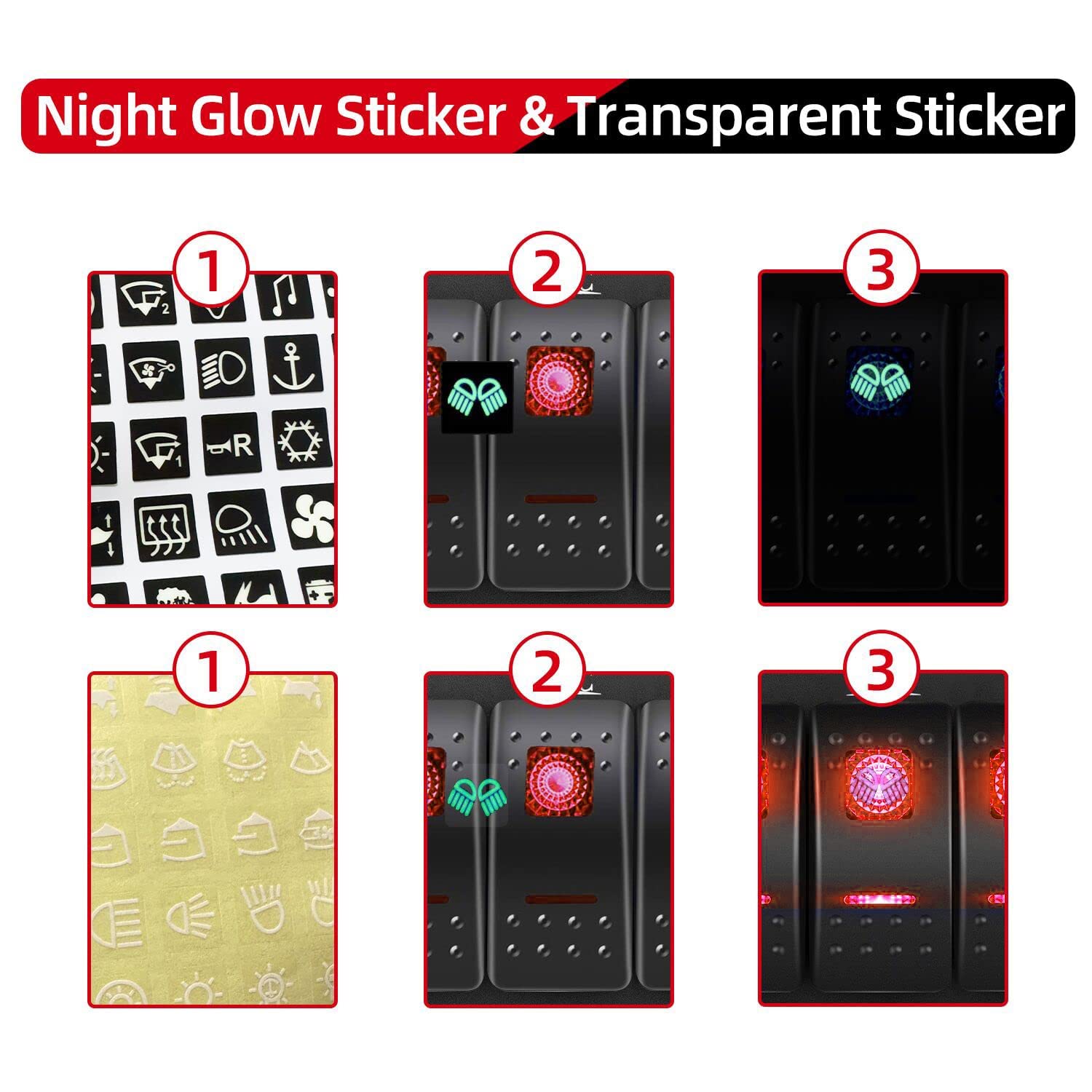 Snapklik.com : FXC 12V 24V DC 2 Gang Rocker Switch Aluminum Panel
