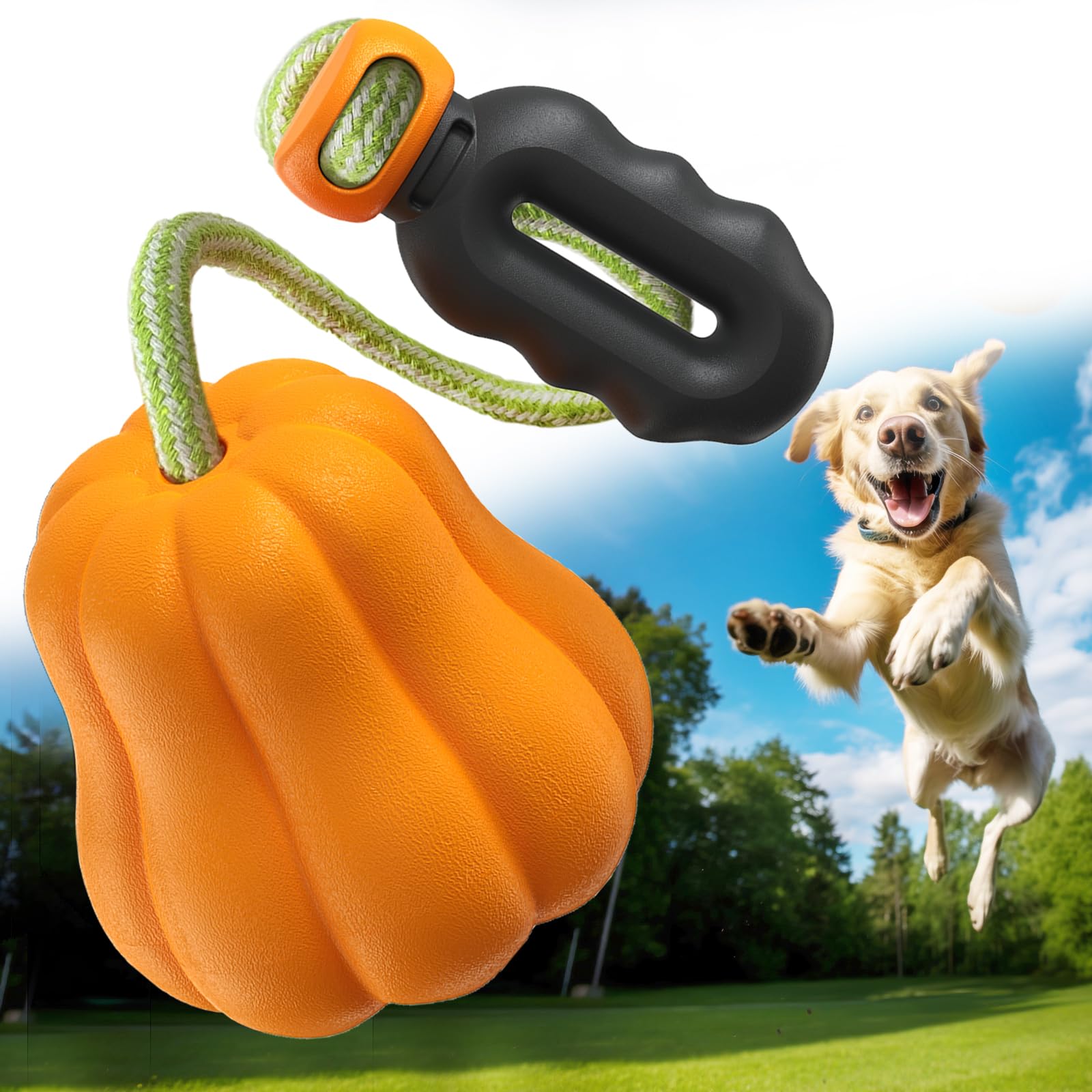 Snapklik.com : MITAIKO Dog Rope Toys Ball On Rope, Training Ball