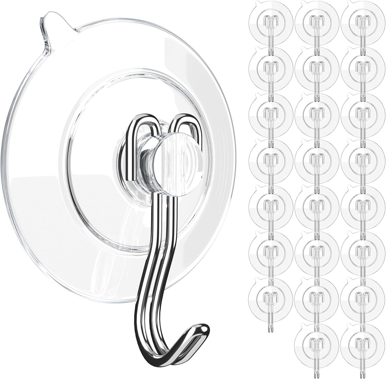 Amazon.com: GLUIT Suction Cup Hooks - Utility Hook Wall Hangers for All ...