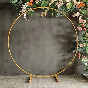 RELIFO Circle Wedding Arch Stand - Garden Wrought Iron Arches Frame ...