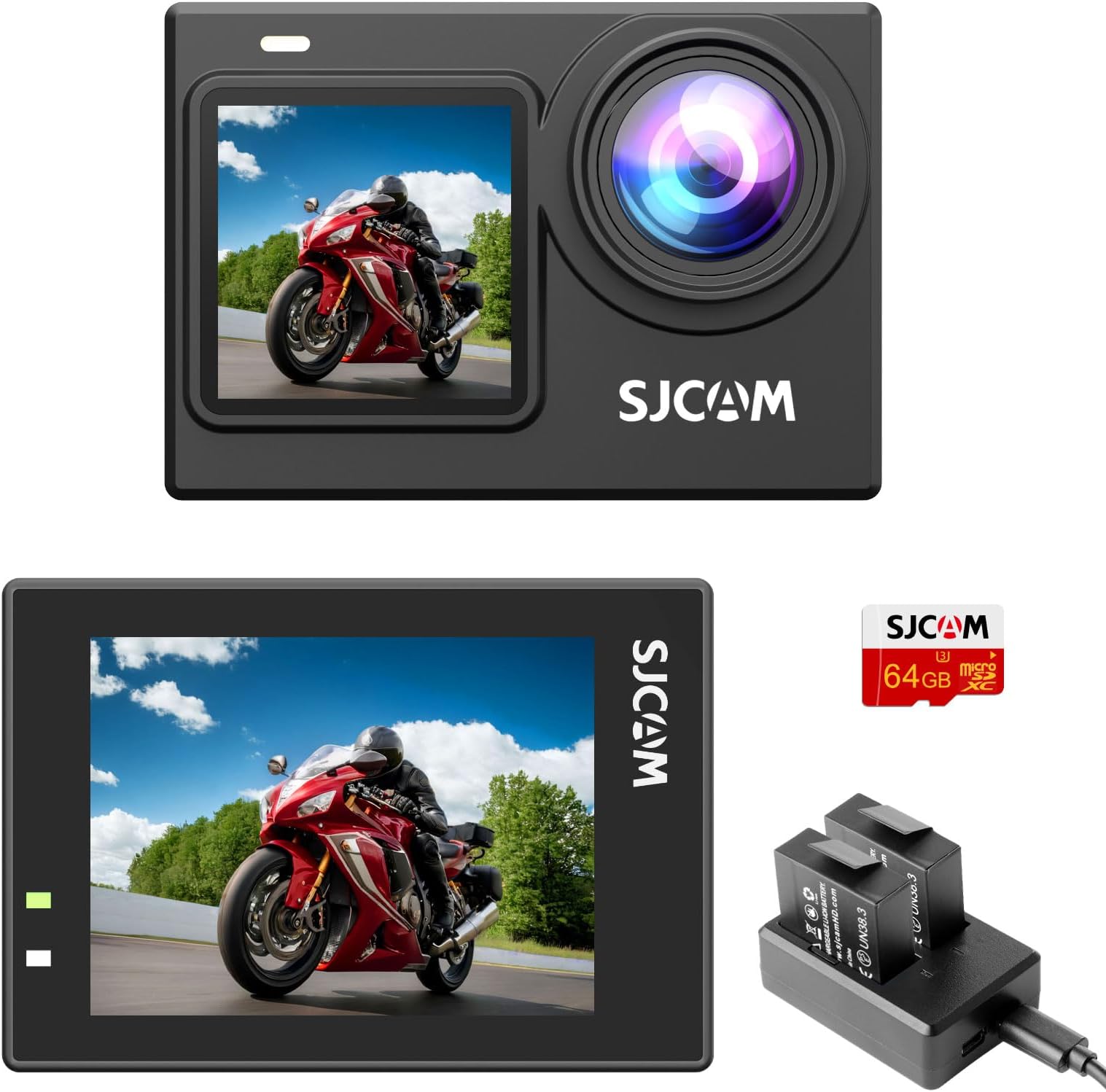SJCAM SJ6Pro 4K60fps 24MP Dual Screen Action Cam with WiFi, 6-aixs ...
