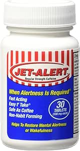 Jet-Alert 100 Mg Each Caffeine Tabs 30 Count by Jet-Alert : Amazon.com ...