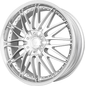 Amazon.com: Verde Custom Wheels Regency Silver Wheel with Machined Lip ...