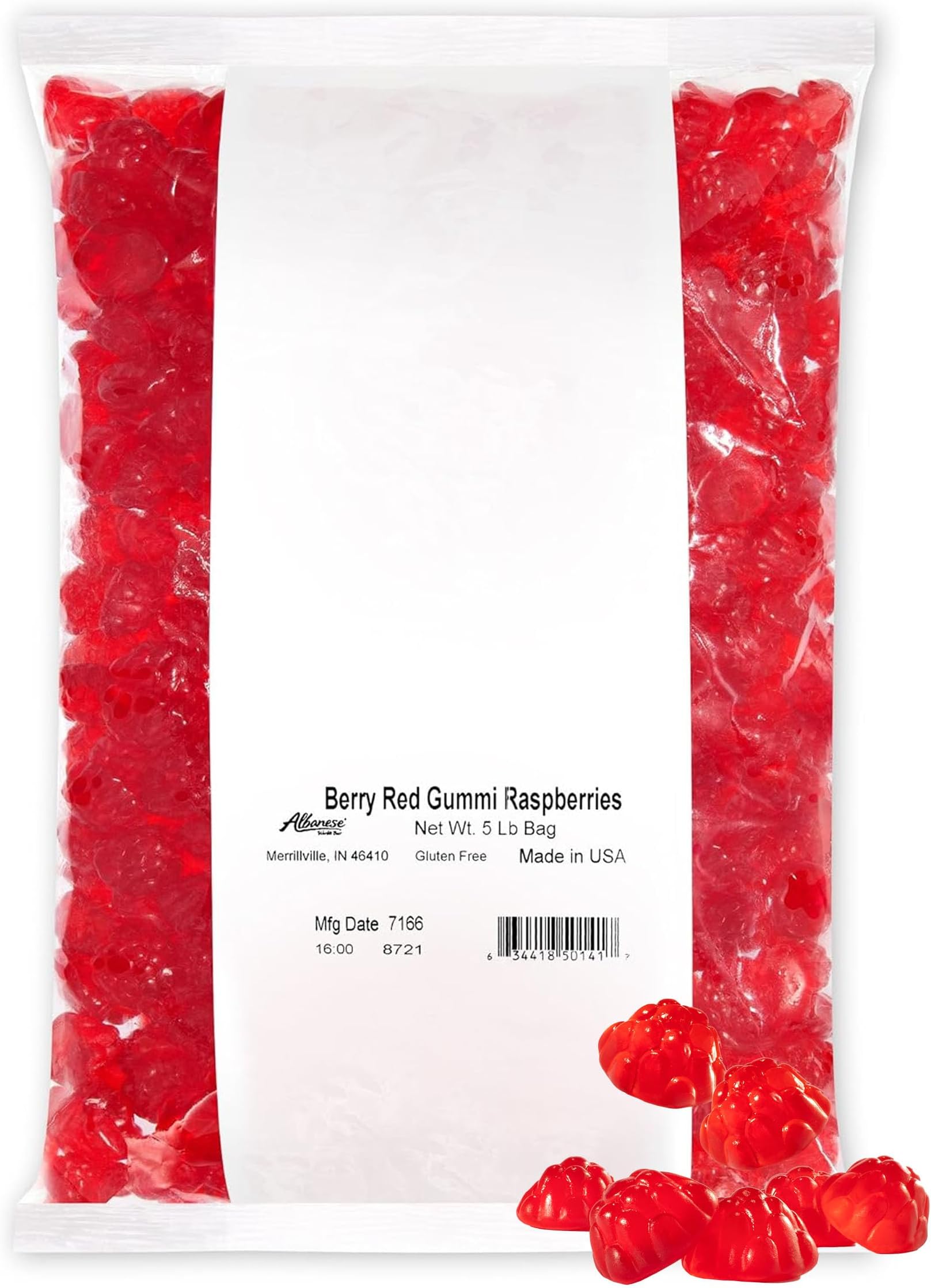 Amazon.com : Albanese World's Best 12 Flavor Gummi Bears, 5 Pound Bag ...