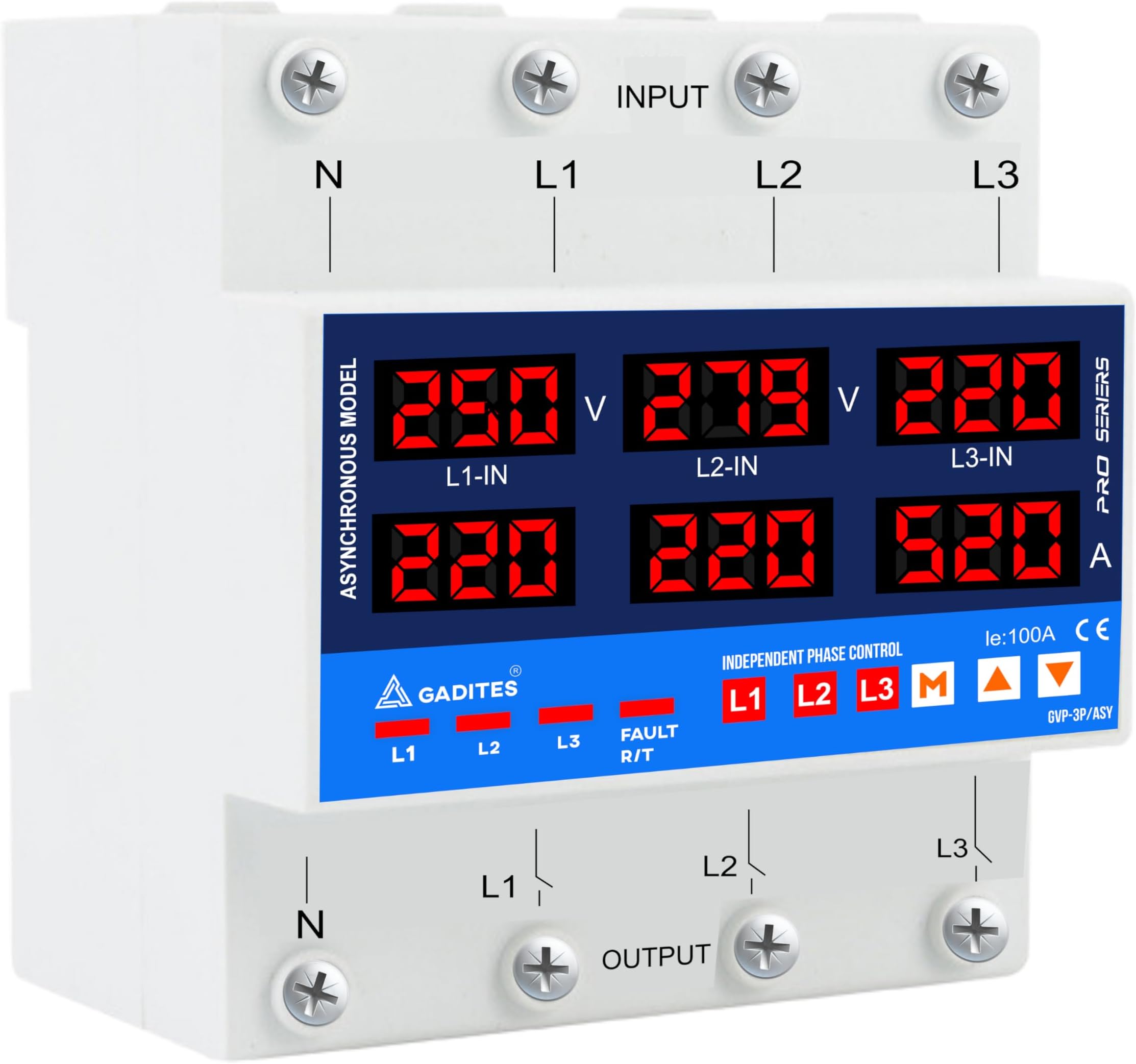 GADITES 2025 Latest Advanced 3-Phase Voltage Protector Device ...