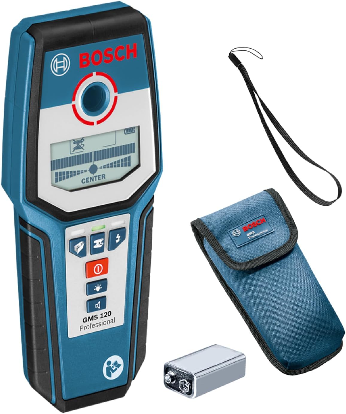 Bosch Professional Détecteur mural GMS 120 (profondeur de détection ...