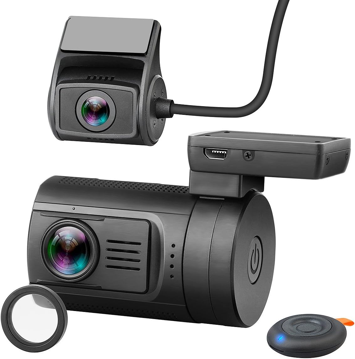 ZEROGOGO Dual Dash Cam 1080P FHD Mini 0906 Dashboard Camera Recorder ...