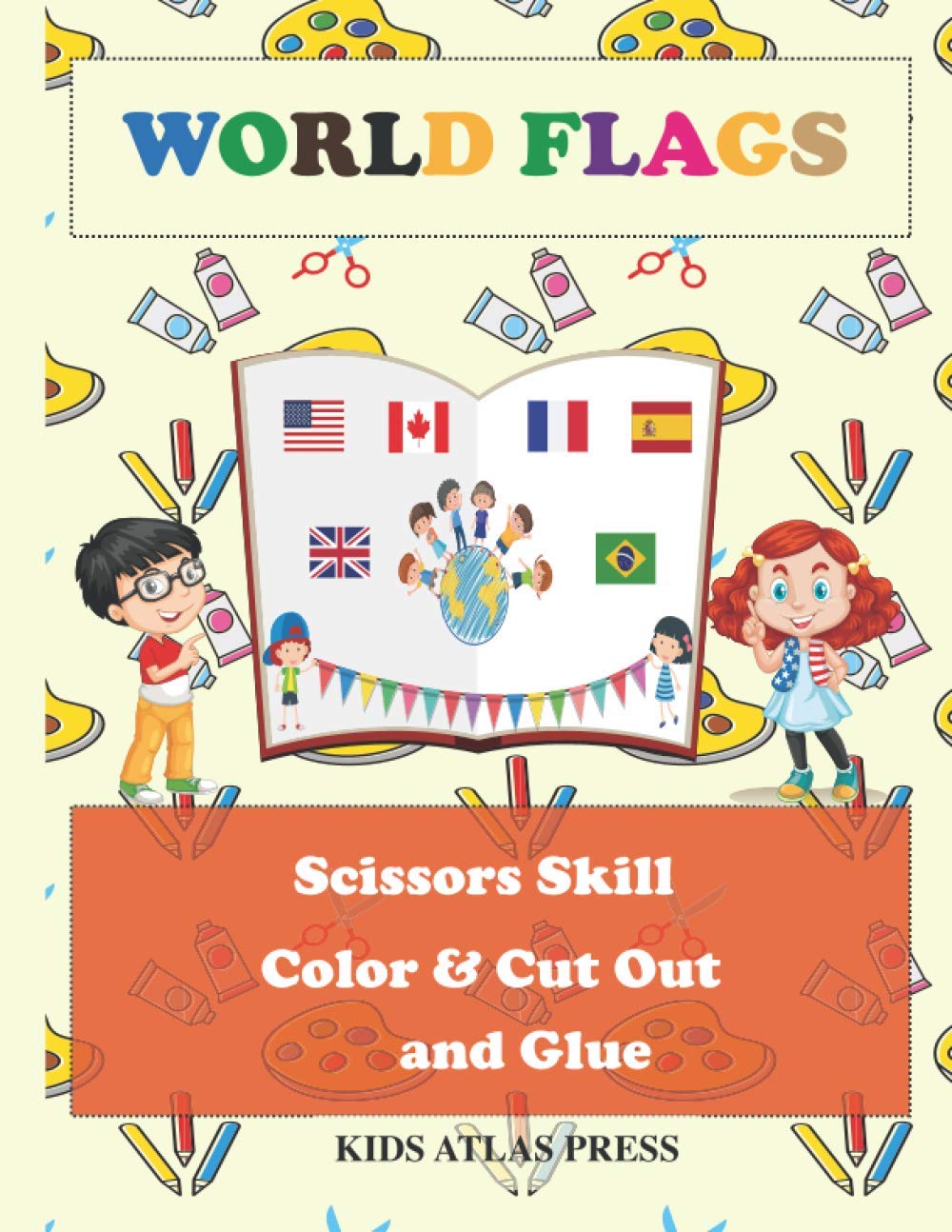 Buy WORLD S : Scissors Skill Color & Cut out and Glue: Cutting, Color ...