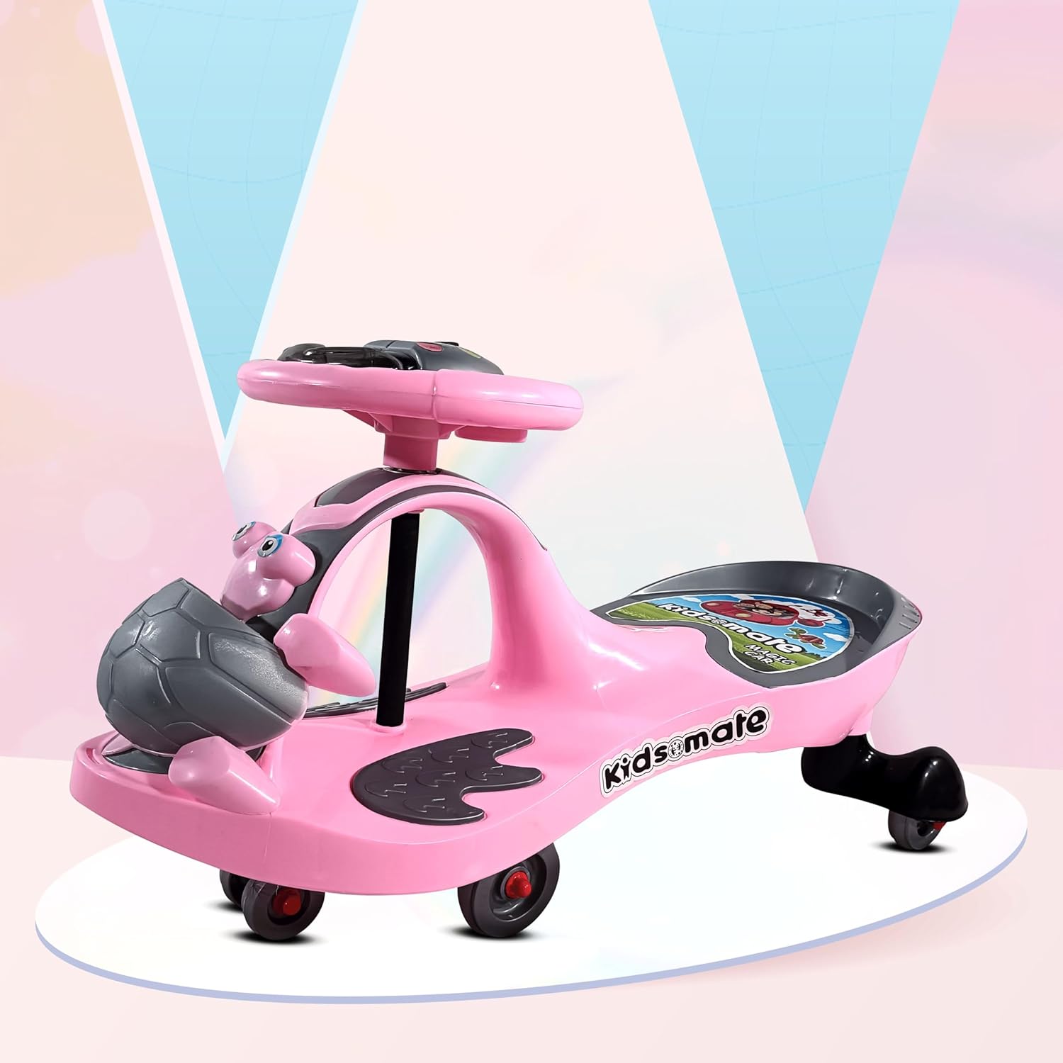 Kidsmate Magic Swing Car for Kids with Music & LED Lights |Ride-on Baby ...