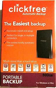 Amazon.com: Clickfree Automatic Backup for Windows or Mac : Electronics