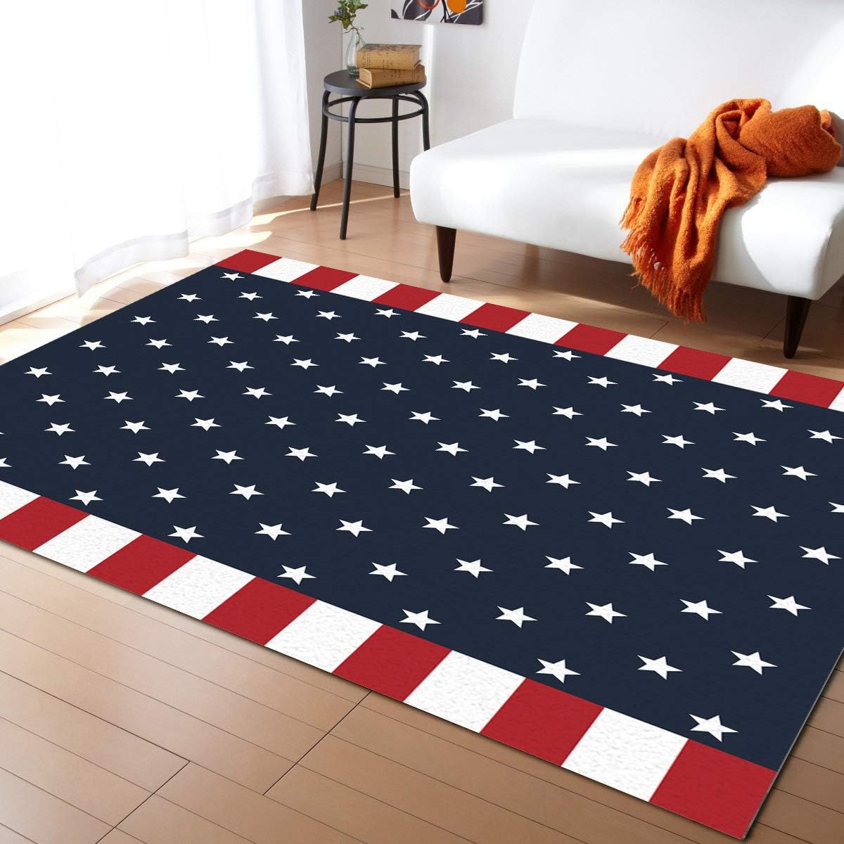 Amazon.com: Savannan Rectangle Indoor Area Rugs, Independence Day ...