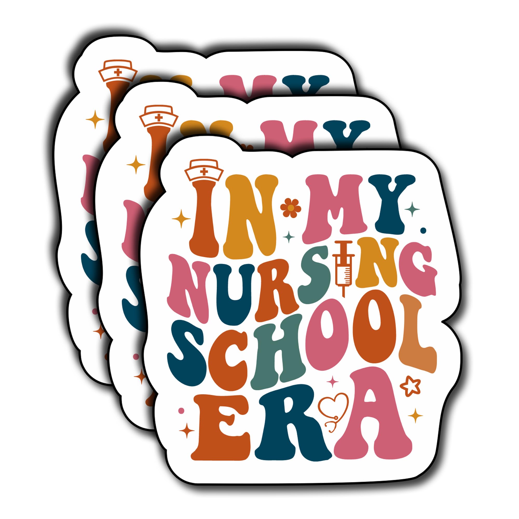 Amazon.com: (3Pcs) in My Nursing School Era Sticker - ER Nurse Funny ...