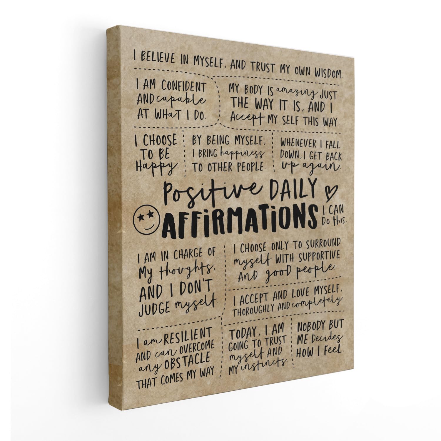 Amazon.com: Positive Affirmations Wall Decor, Positive Daily ...