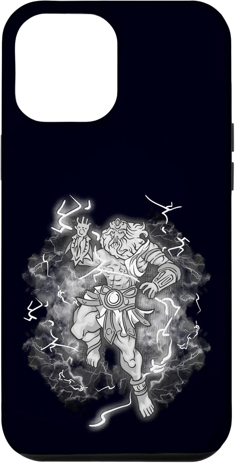 Amazon.com: iPhone 12 Pro Max Ancient Greek God Zeus, Mount Olympus ...