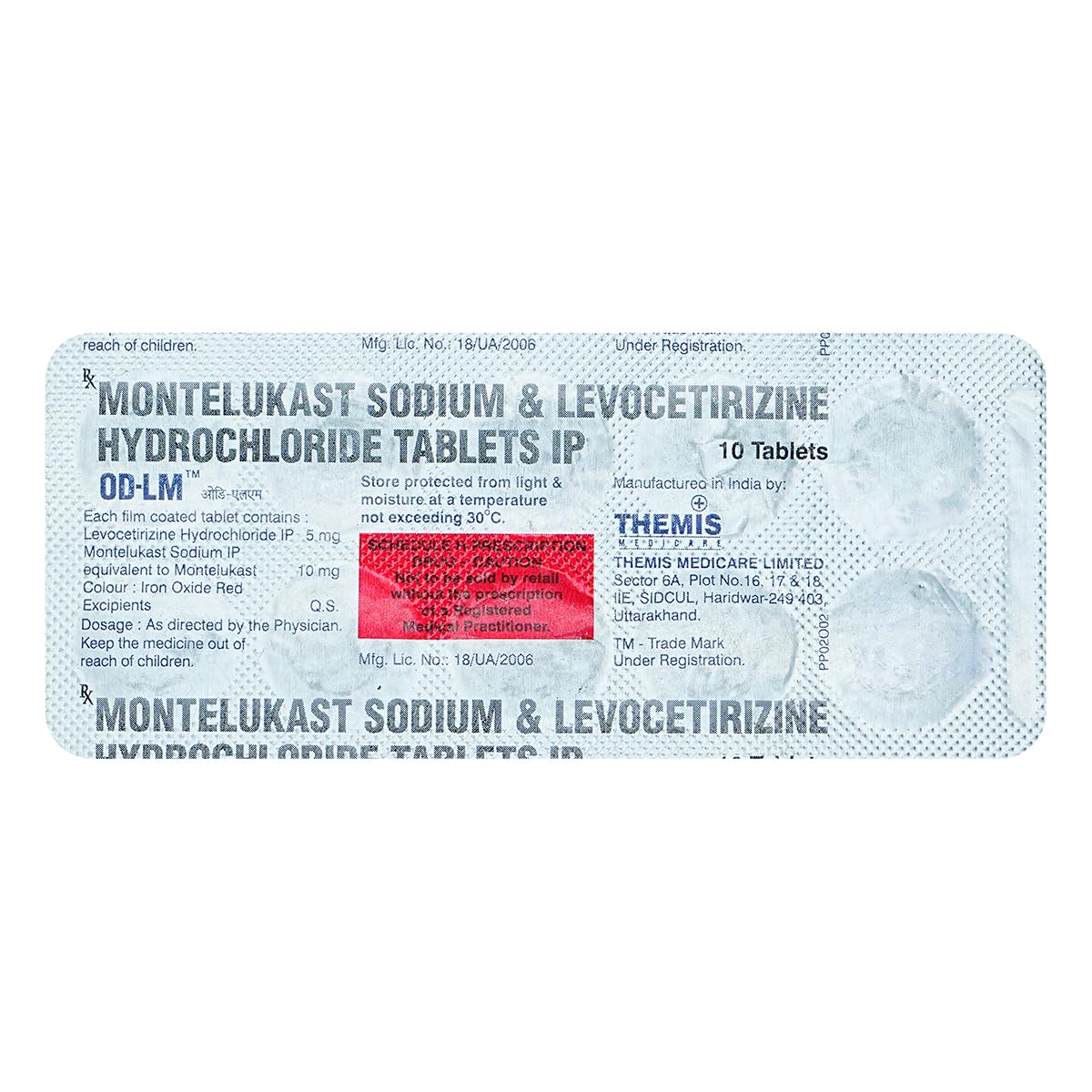 OD - LM - Strip of 10 Tablet : Amazon.in: Health & Personal Care