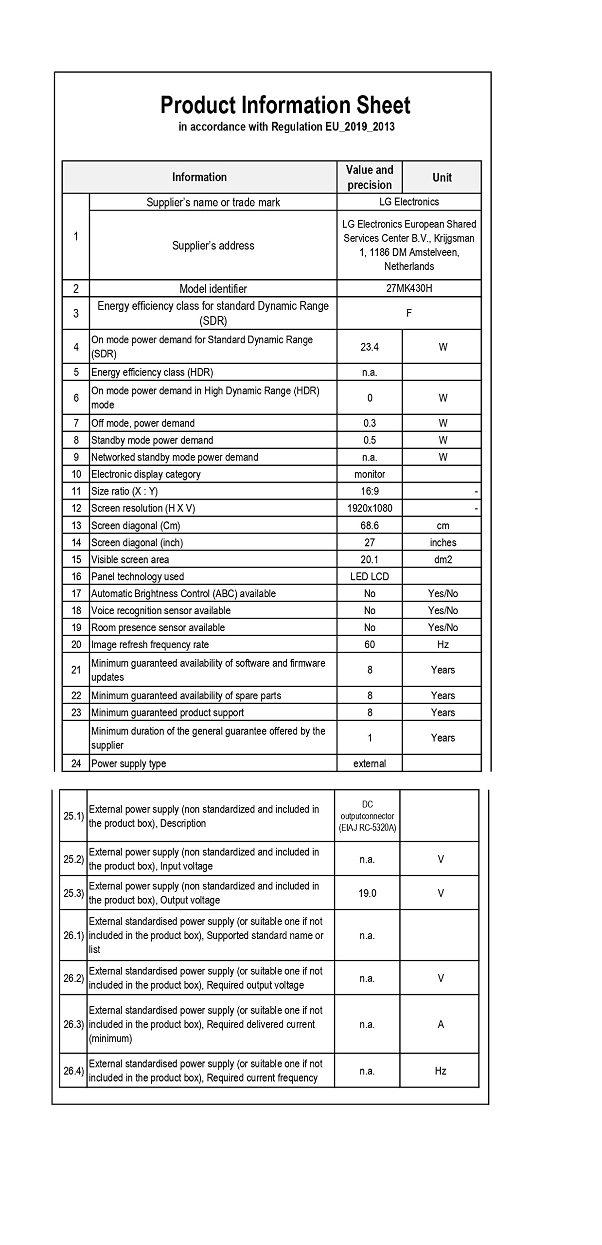 Philips D-Line 32BDL4050D/00 (32 inch) LED Display 1100:1 400cd/m2 ...