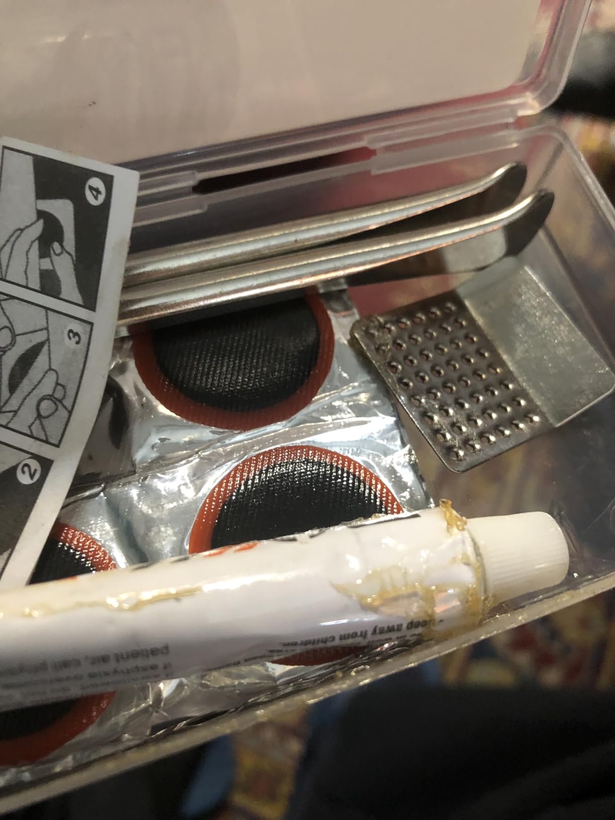 RockBros Bicycle Tire Inner Tube Puncture Repair Kit - Road and ...