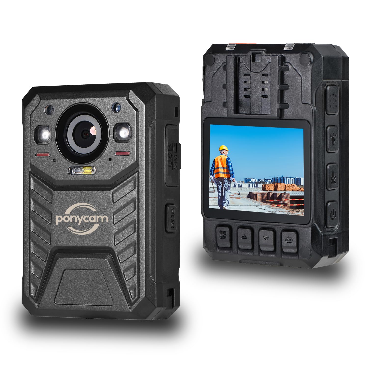 Amazon.com: 1440P HD Police Body Camera,17H Record Time,3600mAH Battery ...