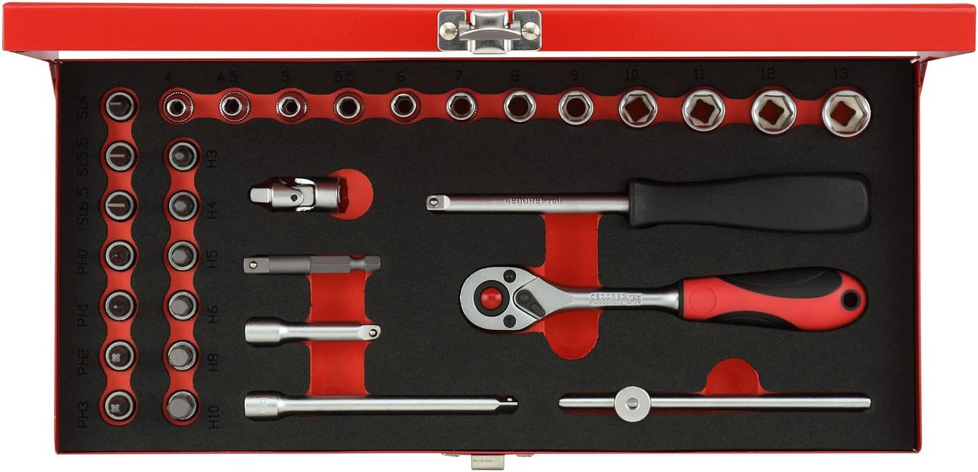Amazon.com: GEDORE RED Socket set size4-13mm 32pcs : Tools & Home ...