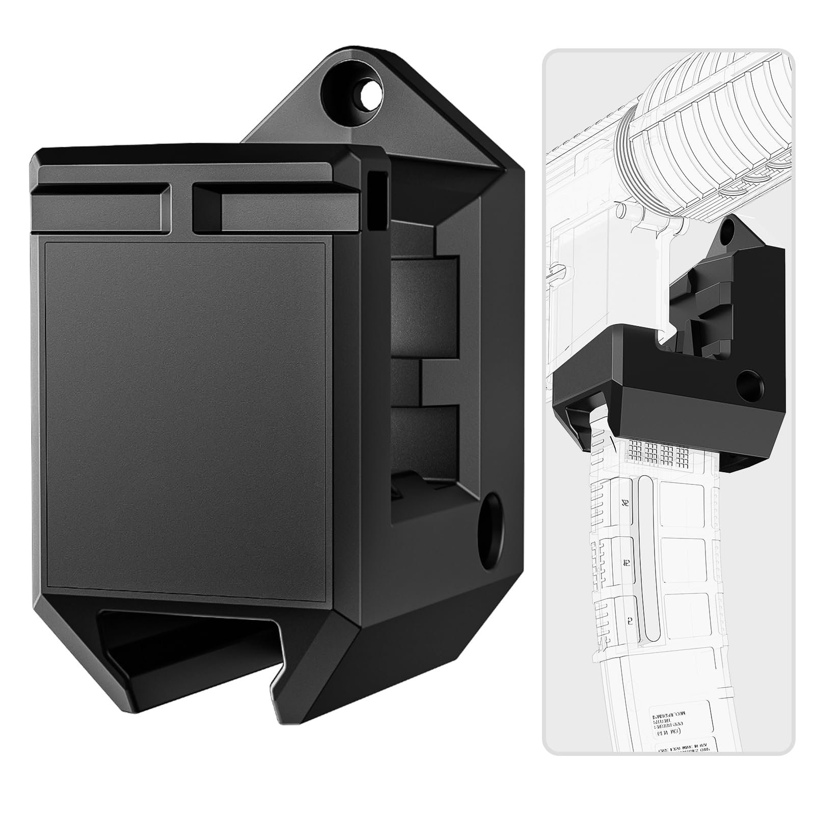 Amazon.com: Upgraded Gun Wall Mount for 223/5.56 Rifle, Quick Defense ...
