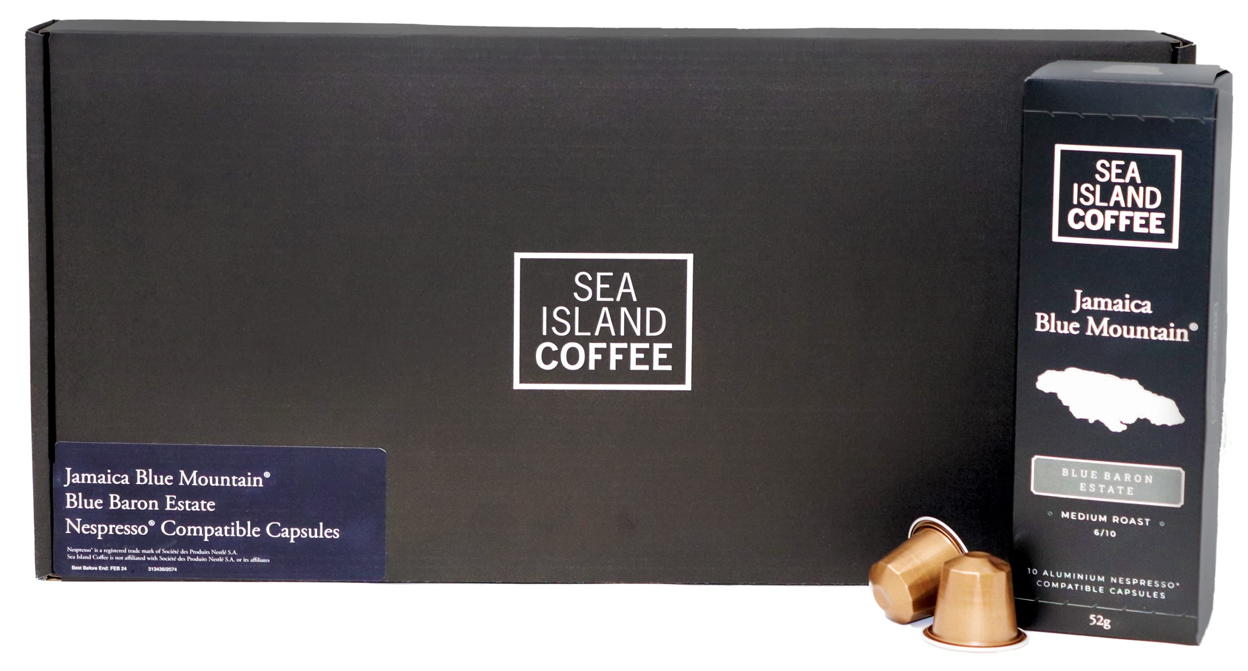 Jamaica Blue Mountain, Blue Baron - Nespresso Compatible Pods | Sea ...