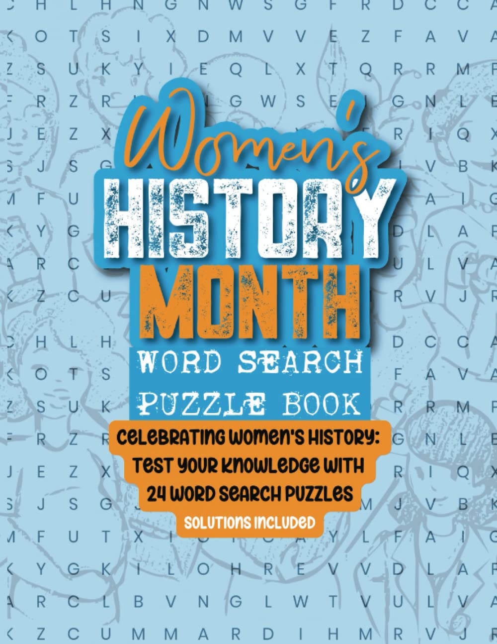 Amazon.com: Women's History Month Word Search Puzzle Book: Celebrating ...