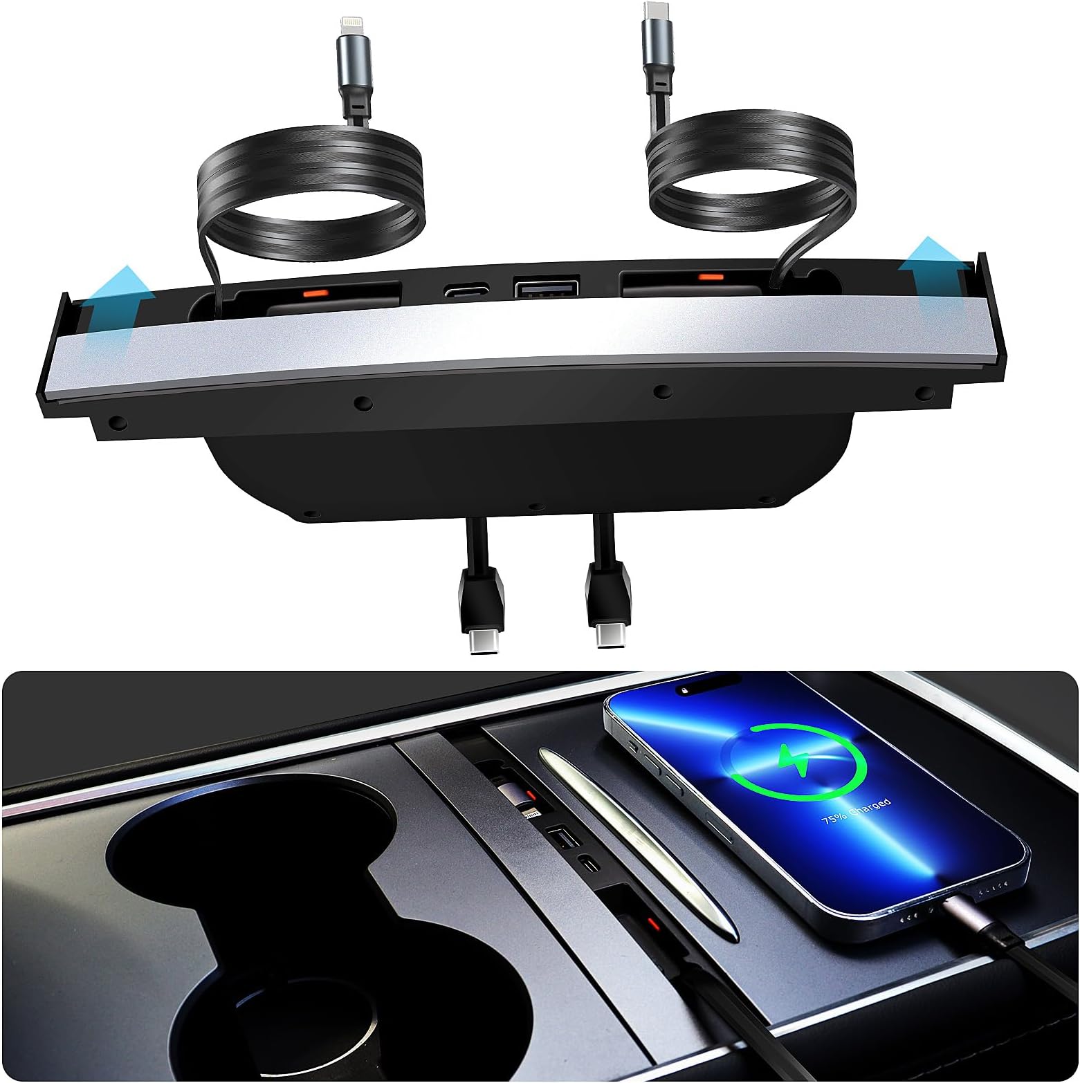 Amazon.com: Suitable for 2021-2024 Model Y/Model 3 (2021-2023 Models ...