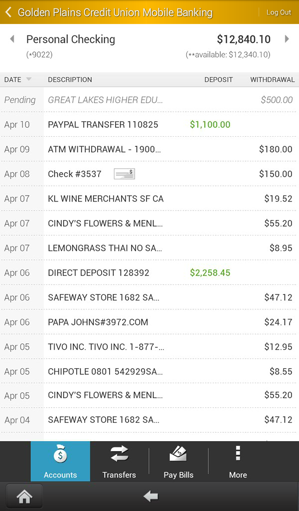 Golden Plains Credit Union Mobile - App on Amazon Appstore