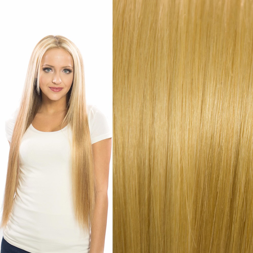 Amazon.com : Clenna - Clip-In Hair Extensions, Bright Blonde (color ...