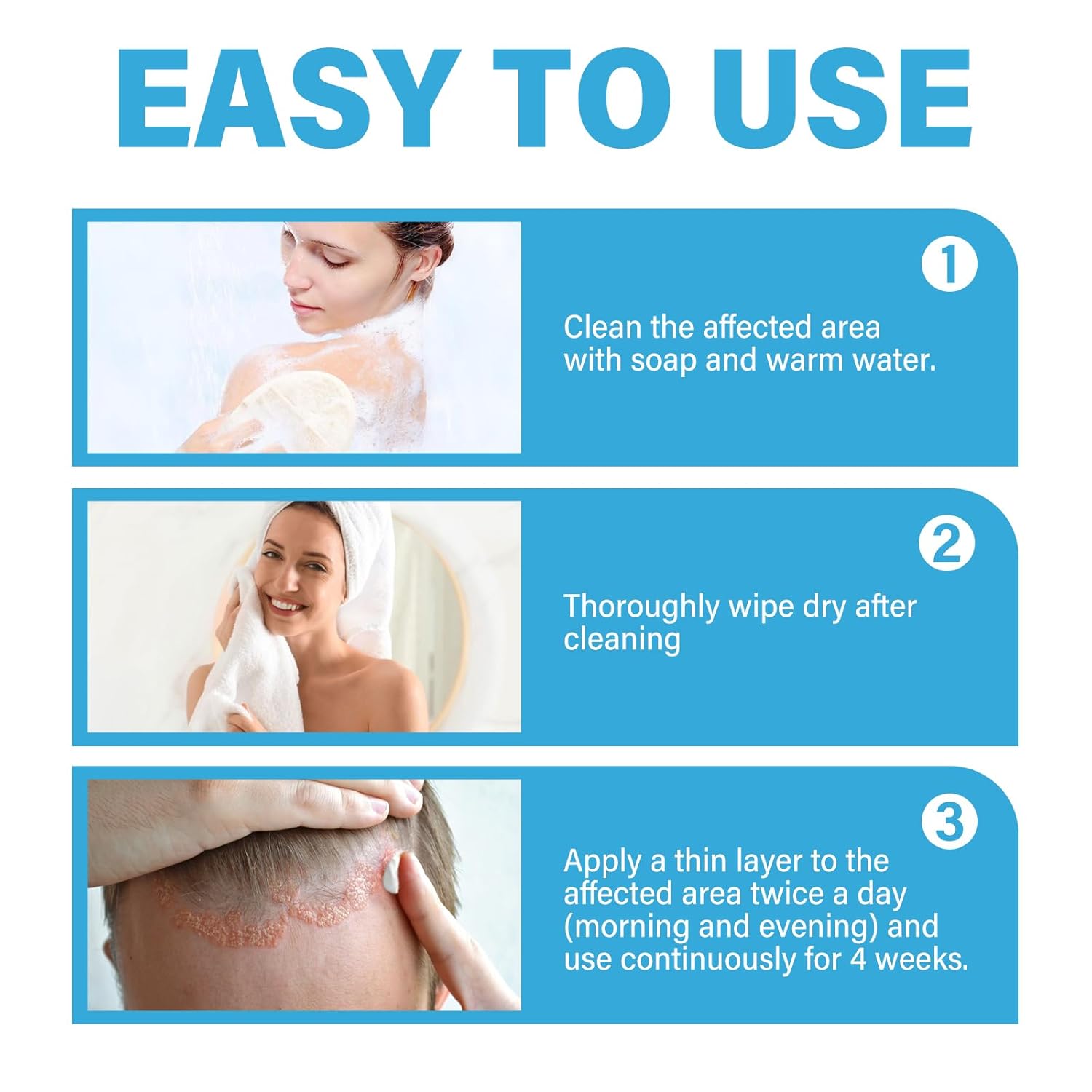 ALSTEN Tratamiento de foliculitis, crema de foliculitis mejorada ...